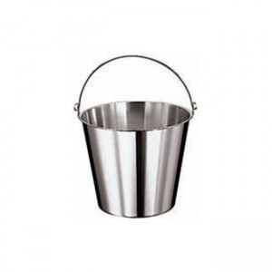 SECCHIO INOX GRADUATO Ø CM.28,5 LT.8